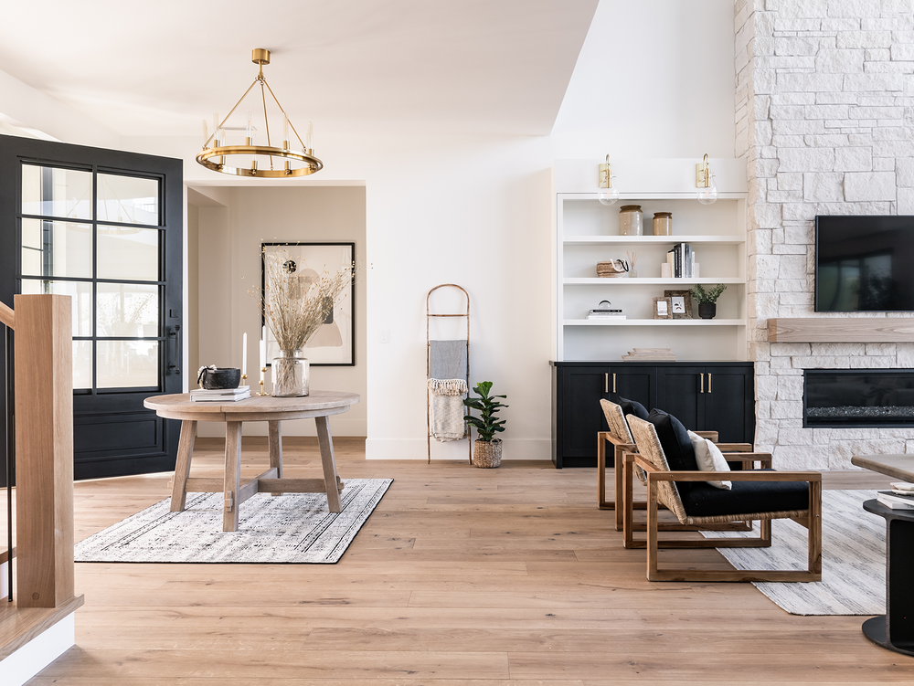 Becki Owens Family Ties Custom Build featuring Hardwood Floors - monarchplank