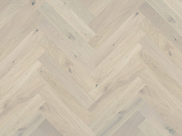 Light herringbone engineered hardwood flooring, European Oak - monarchplank
